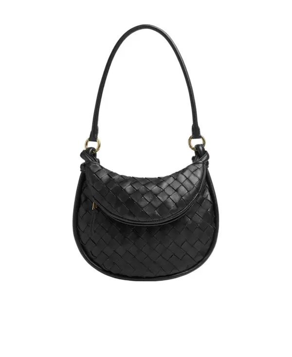 Bottega Veneta Gemelli Small Shoulder Bag - Black