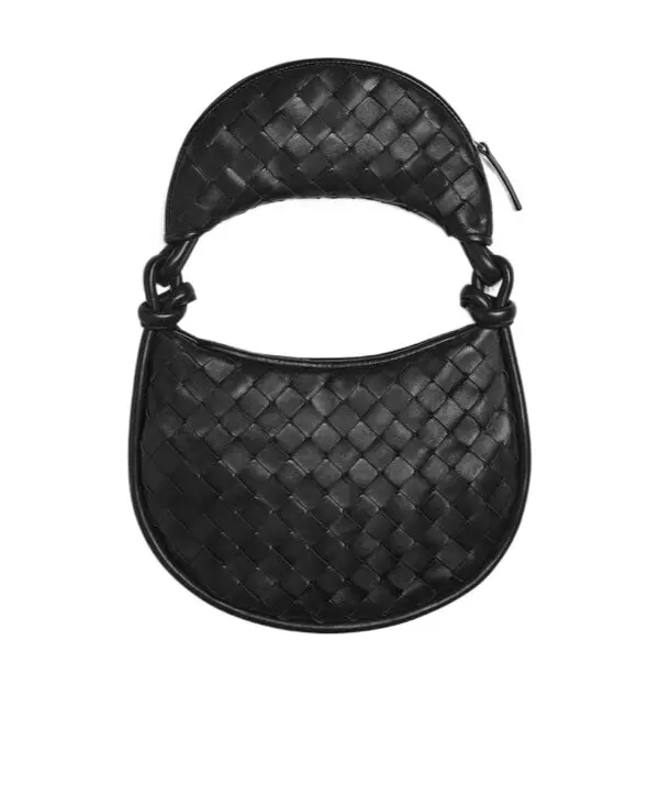 Bottega Veneta Gemelli Small Shoulder Bag - Black