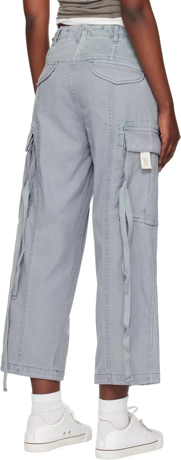 R13 Cropped Overalls