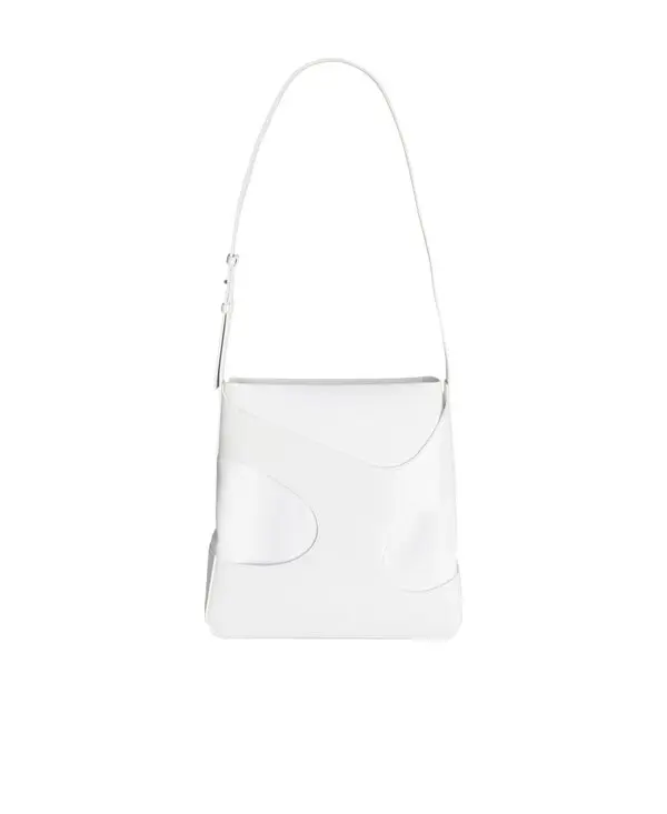 FERRAGAMO Cut Out Detail Shoulder Bag - White