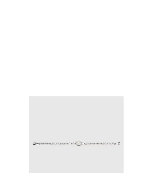 Gucci Interlocking G Chain Bracelet - Gray