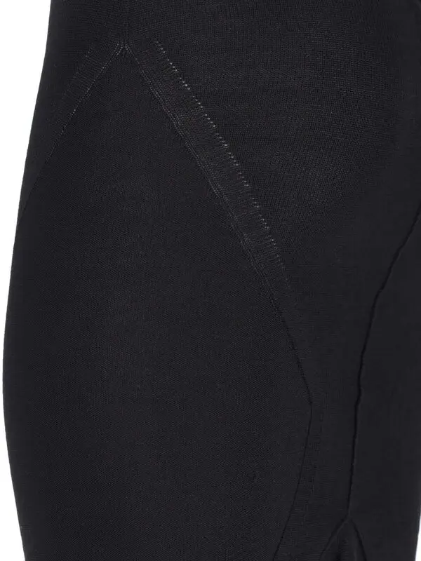 Rick Owens Midi Skirt With Draped Details