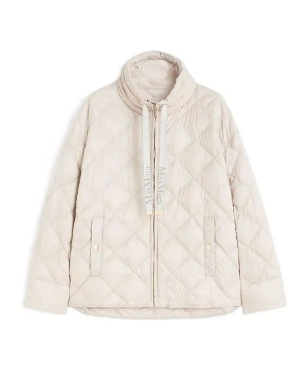 Max Mara Mtcpisoft Quilted Down Jacket - Sand-colored