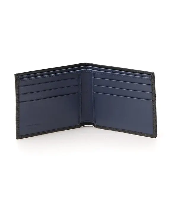 FERRAGAMO Gancini Bi-fold Wallet - Black