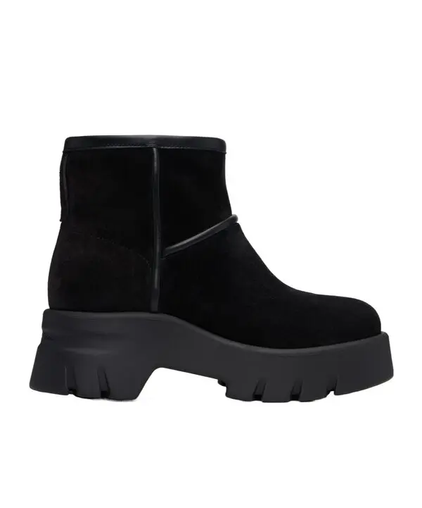 GIANVITO ROSSI Suede Ankle Boots With Embossed Logo