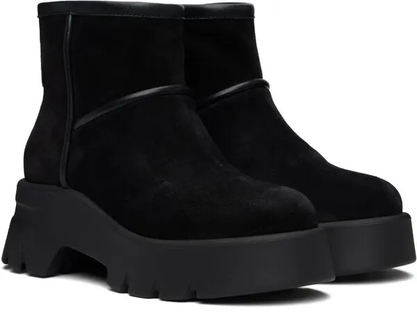 GIANVITO ROSSI Suede Ankle Boots With Embossed Logo