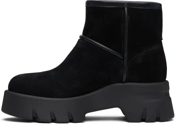GIANVITO ROSSI Suede Ankle Boots With Embossed Logo