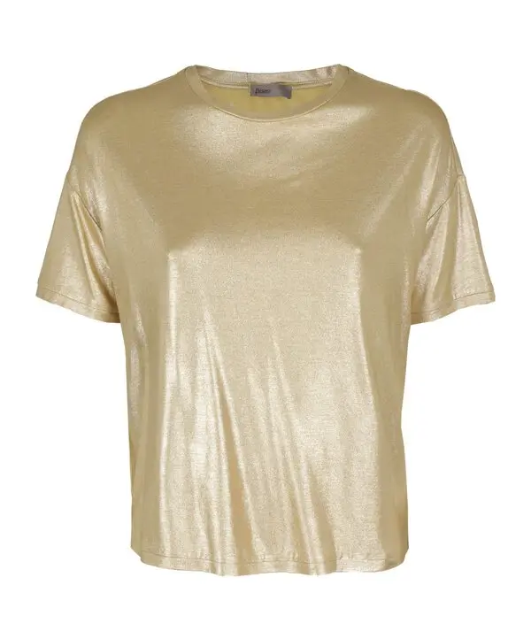 Herno Short-sleeved Jersey T-shirt - Nude