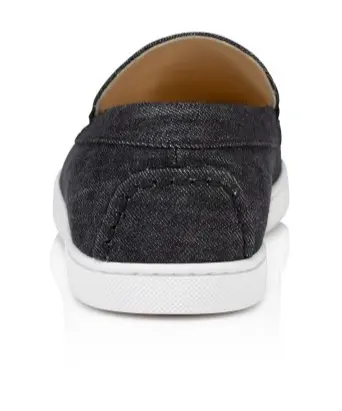 CHRISTIAN LOUBOUTIN Varsiboat Slip-on Boat Shoes - Black