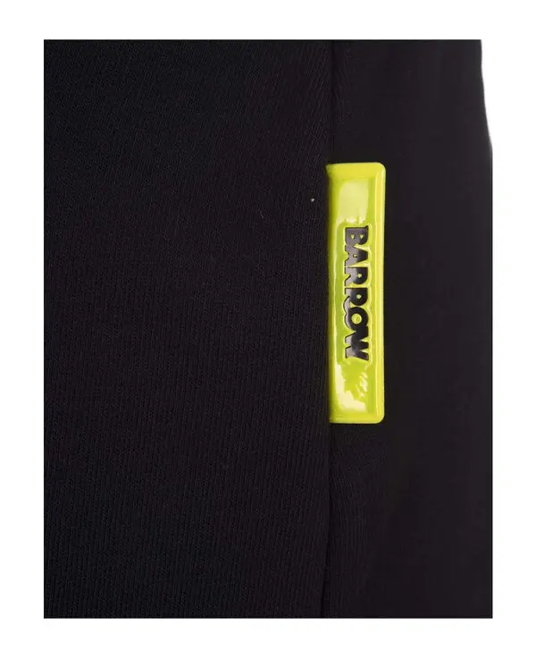BARROW High Waist Curved Hem Mini Skirt