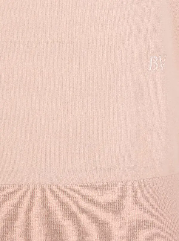 Bottega Veneta Long Sleeve Polo Top