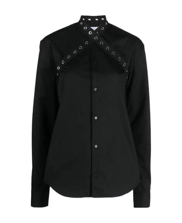 Off-White Buttoned Long-sleeved Shirt With Logo Detail