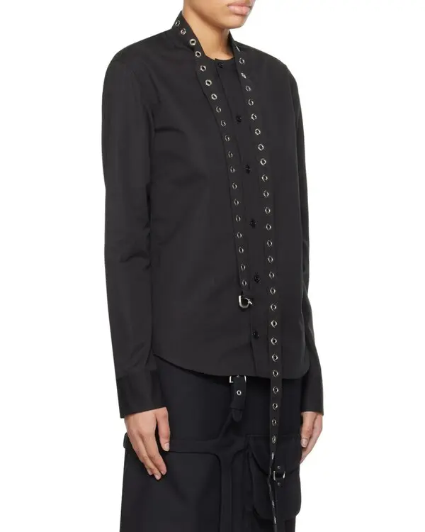 Off-White Buttoned Long-sleeved Shirt With Logo Detail
