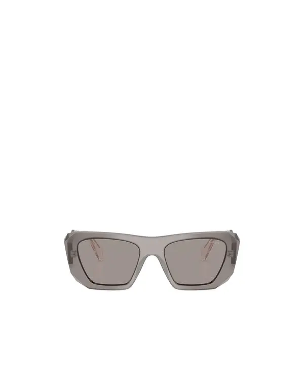 Prada Rectangular Frame Sunglasses - Gray