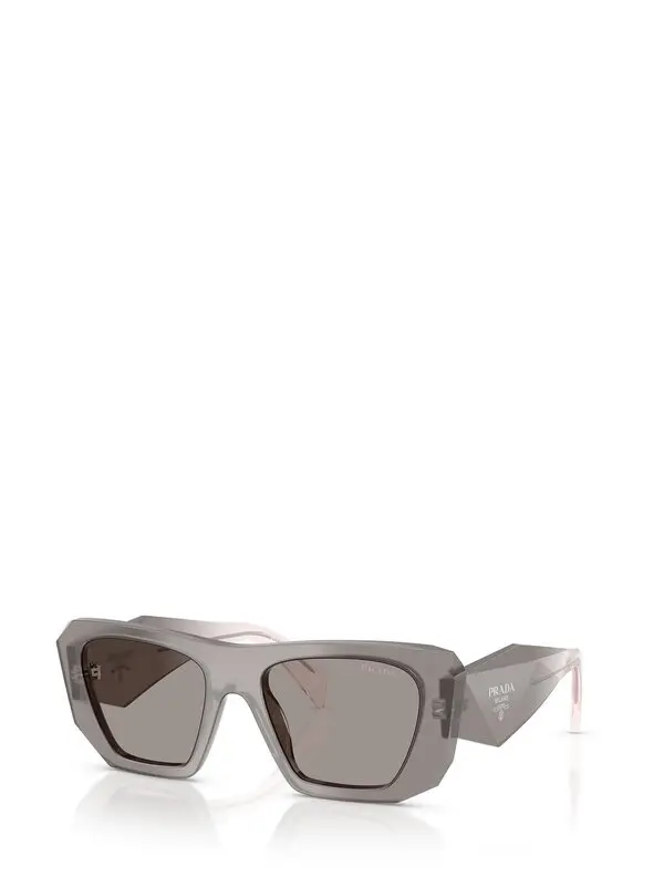 Prada Rectangular Frame Sunglasses - Gray