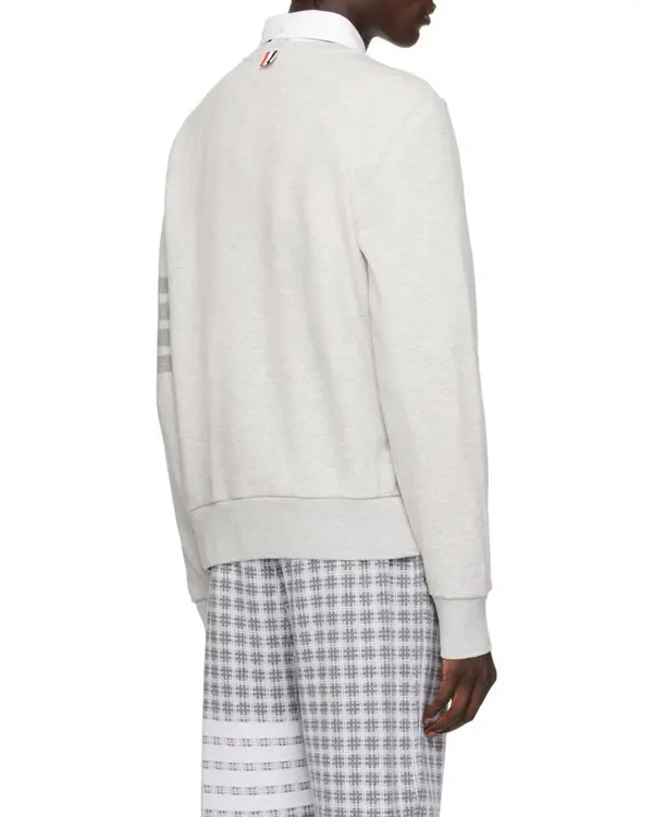 Thom Browne 4-bar Crewneck Sweatshirt - Grey