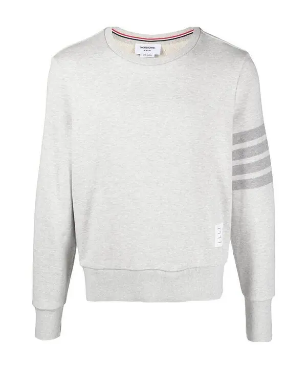Thom Browne 4-bar Crewneck Sweatshirt - Grey