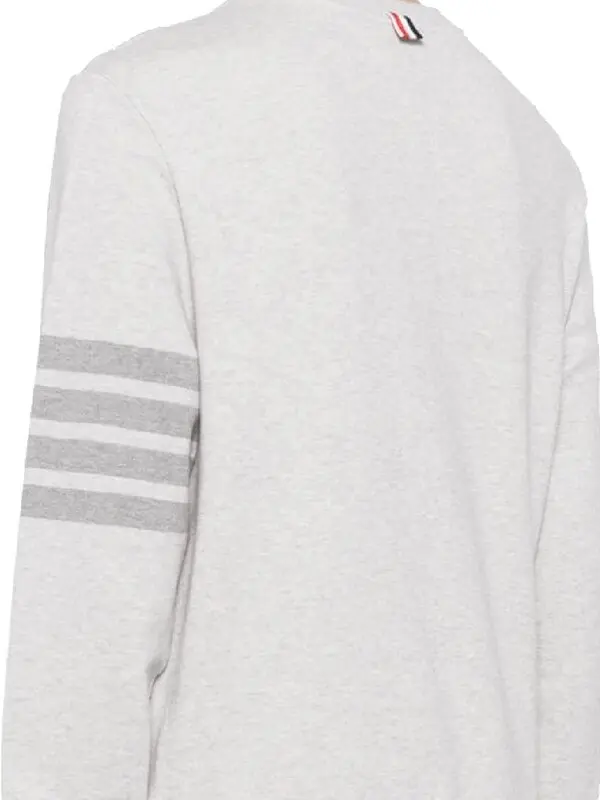 Thom Browne 4-bar Crewneck Sweatshirt - Grey