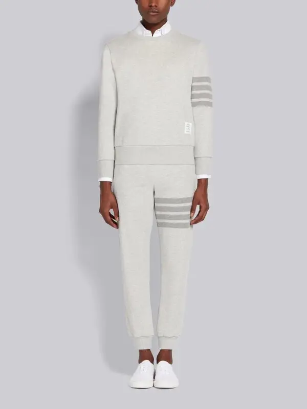 Thom Browne 4-bar Crewneck Sweatshirt - Grey