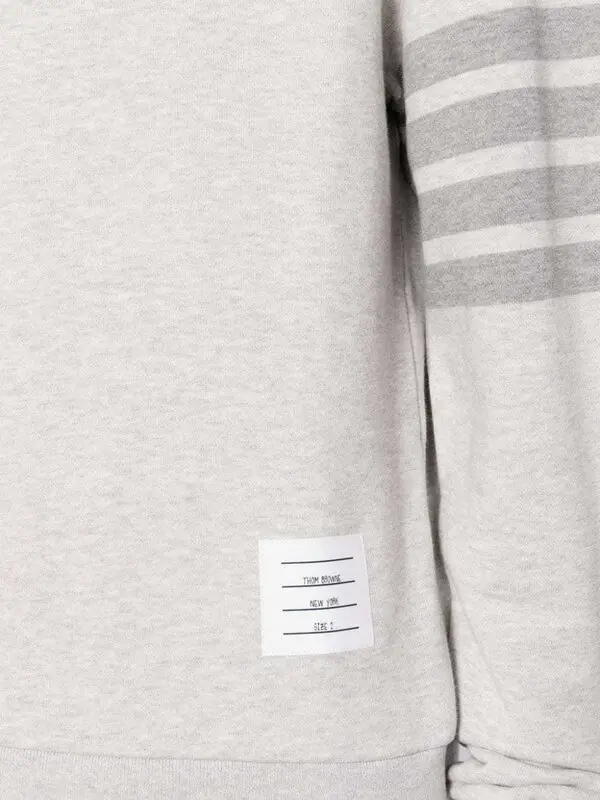 Thom Browne 4-bar Crewneck Sweatshirt - Grey