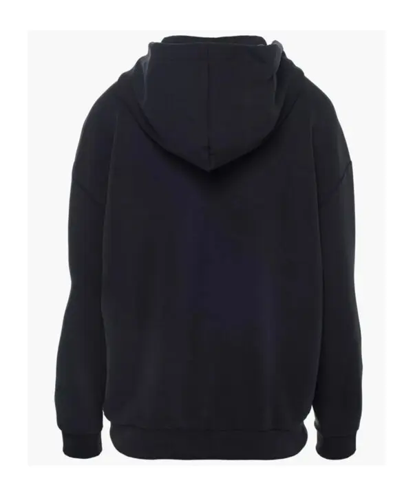 EA7 Logo Zip-up Hooded Sweatshirt