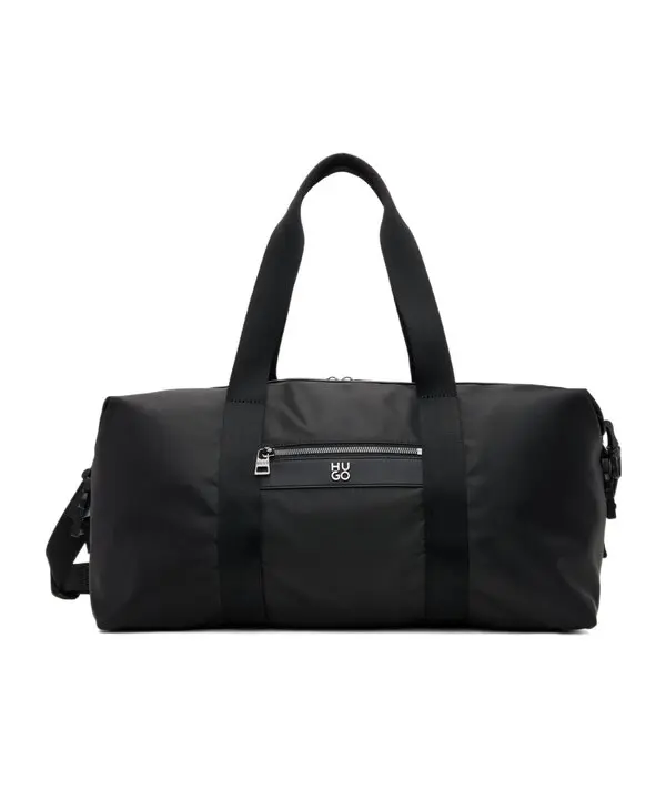 Hugo Boss Logo Hardware Travel Bag - Black