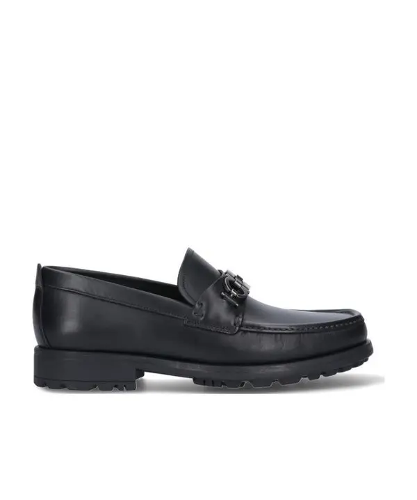 FERRAGAMO Logo Loafers