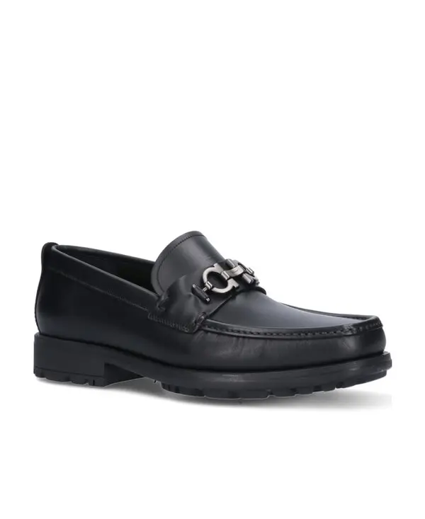 FERRAGAMO Logo Loafers