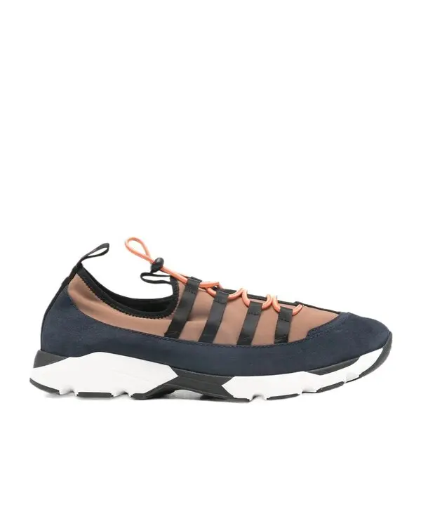 Marni Logo Printed Lace-up Sneakers - Black