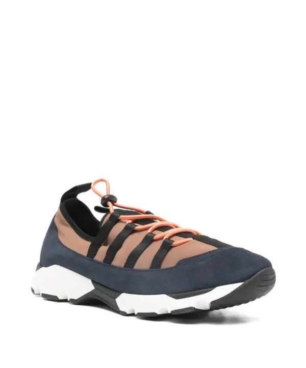 Marni Logo Printed Lace-up Sneakers - Black