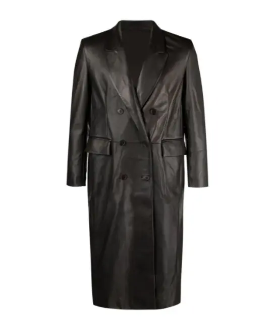 SALVATORE SANTORO Leather Mid-length Coat