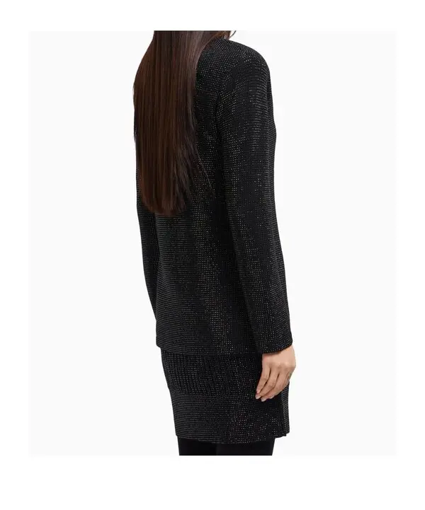 Emporio Armani Allover Embellished V-neck Cardigan
