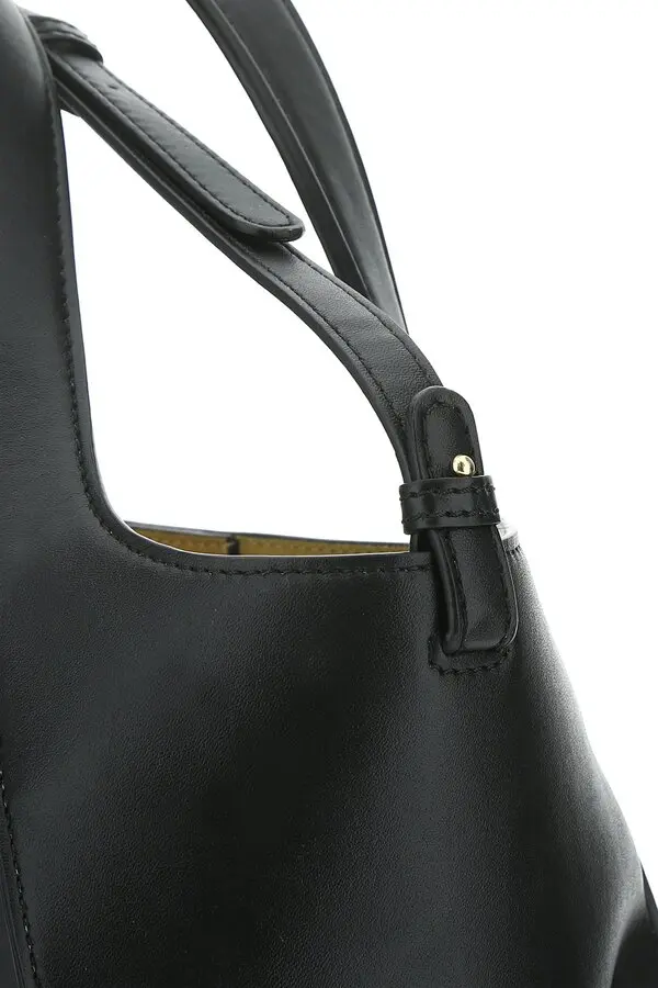 Stella McCartney Logo Detailed Top Handle Bag - Black