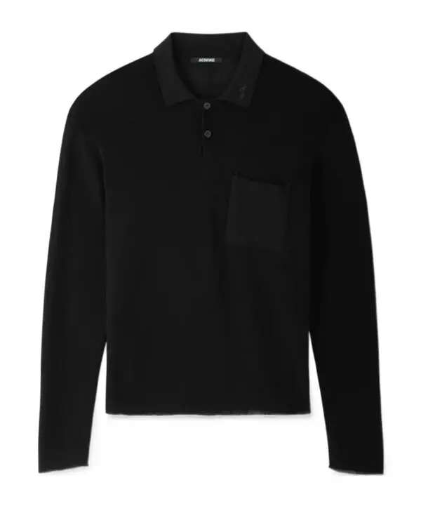 Jacquemus The Tricot Long-sleeve Polo Shirt