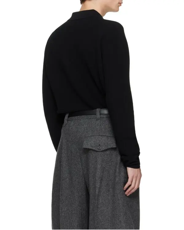 Jacquemus The Tricot Long-sleeve Polo Shirt
