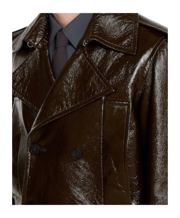 Gucci Double-breasted Leather Jacket - Black