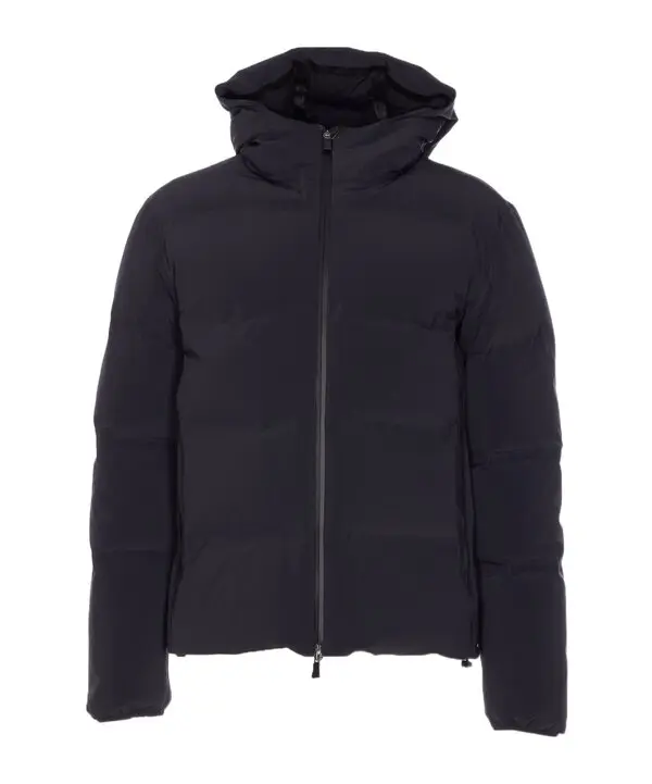 Herno Hooded Down Jacket With Quilted Detailing