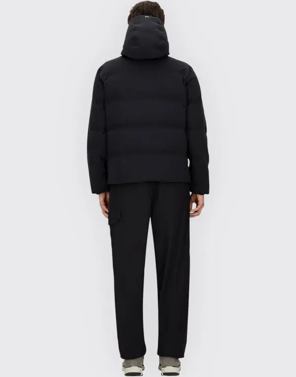 Herno Hooded Down Jacket With Quilted Detailing