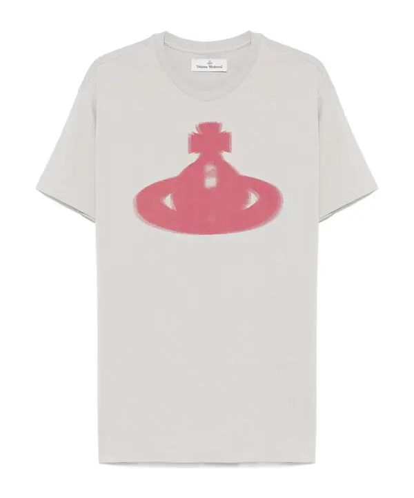 VIVIENNE WESTWOOD Halftone Orb T-shirt - Grey