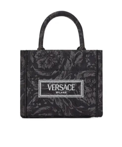 Versace Barocco Athena Top Handle Bag - Black