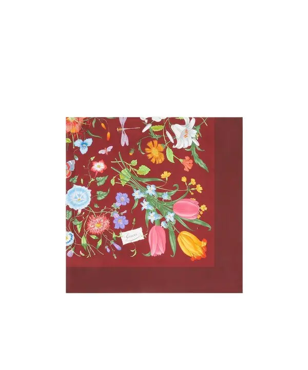 Gucci Printed Twill Scarf - Multicolour