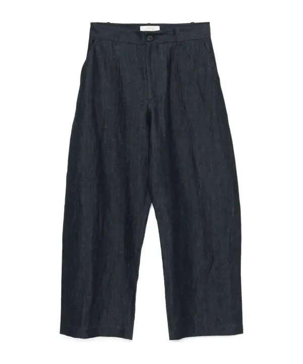 Studio Nicholson Curved-leg Trousers - Indigo