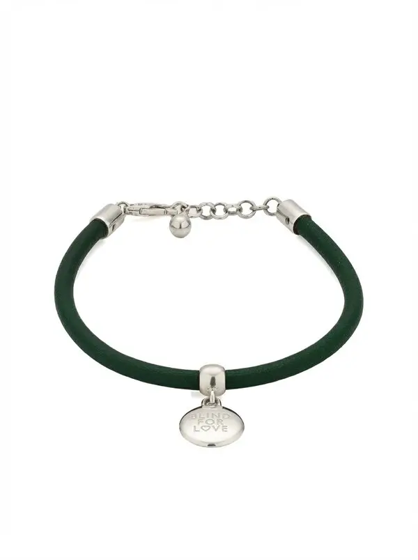 Gucci Blind For Love" Charm Bracelet - Green