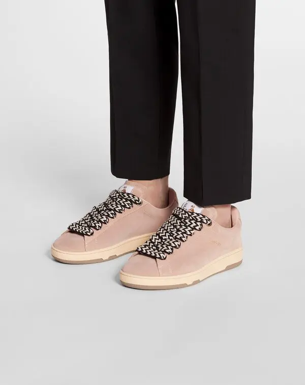 LANVIN Lite Curb Low-top Sneakers - Nude