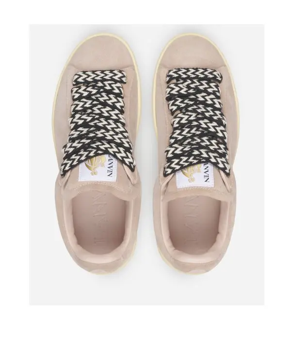 LANVIN Lite Curb Low-top Sneakers - Nude