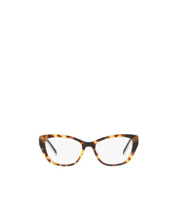 Prada Cat Eye Frame Eyeglasses - Brown