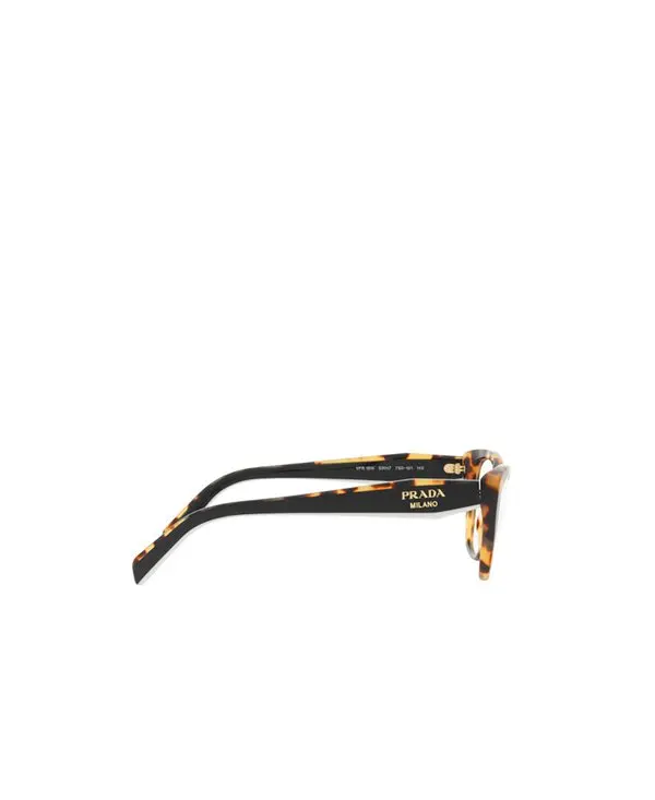 Prada Cat Eye Frame Eyeglasses - Brown