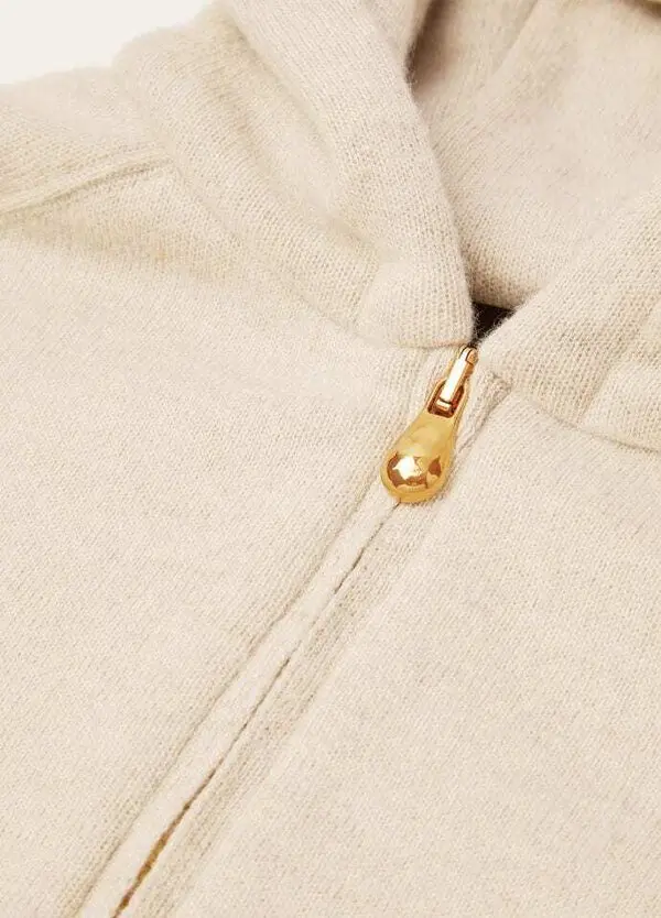 Loro Piana Zippered Hooded Sweatshirt