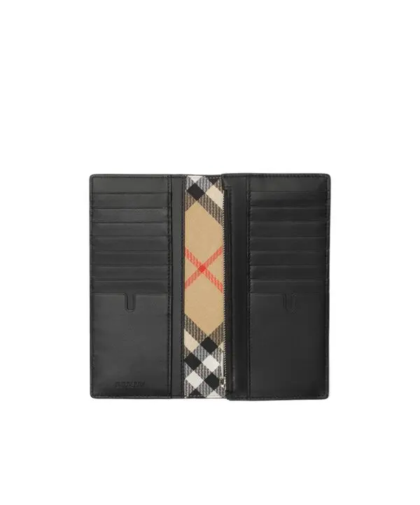 Burberry Ekd Patch Checked Bi-fold Wallet