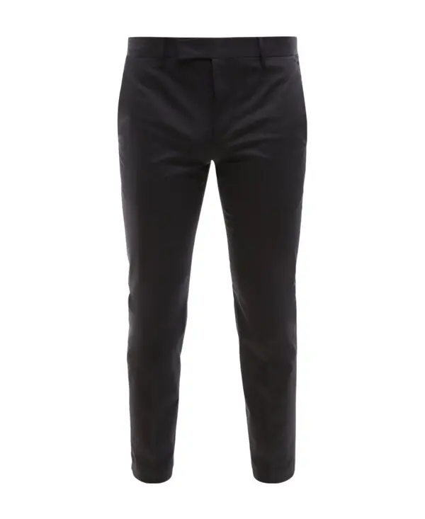 PT TORINO Slim Fit Trousers - Black